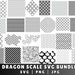 Dragon Scale SVG Bundle, Dragon Scale Dxf, Dragon Scale Png, Dragon ...