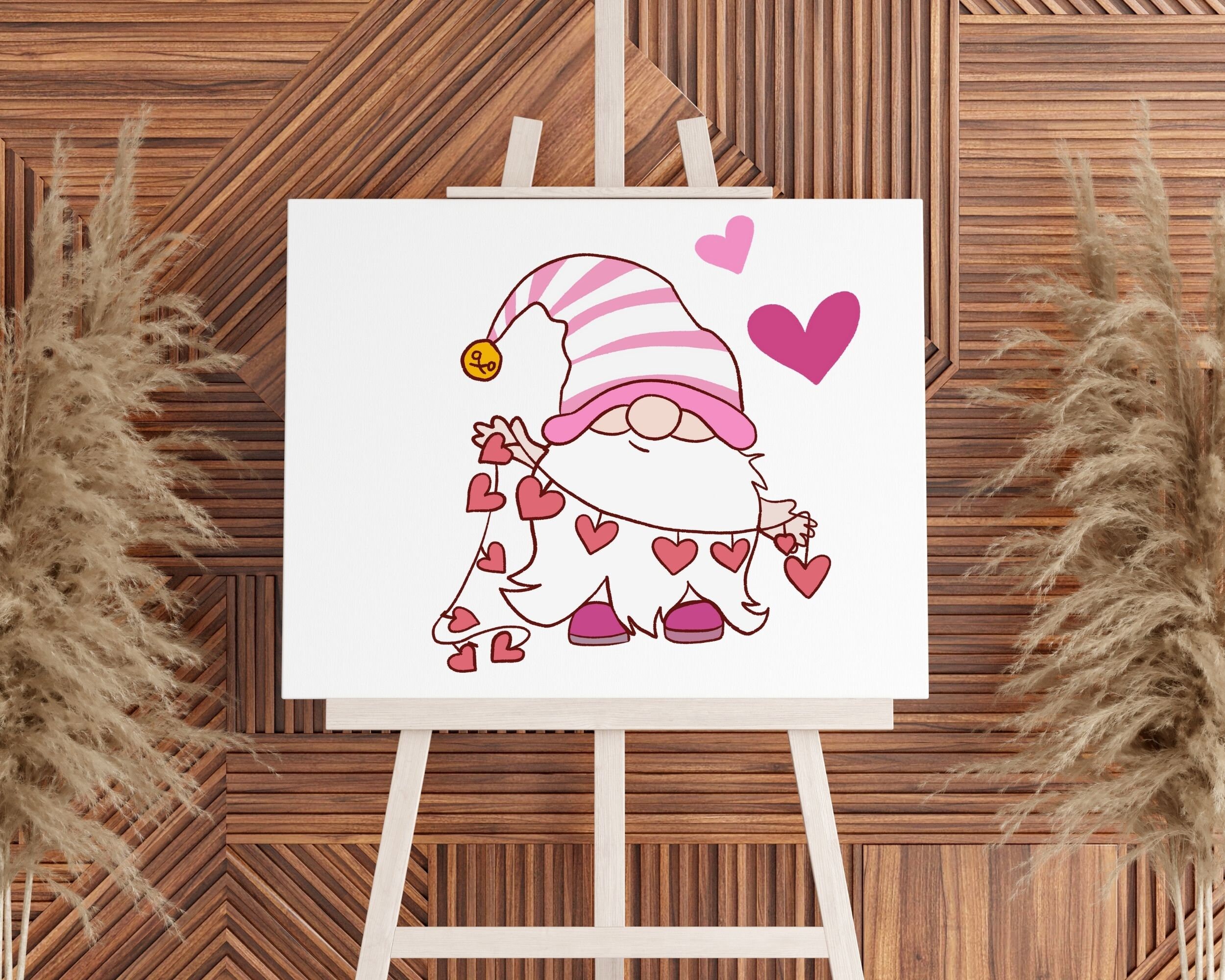 Valentine's Day Gnomes Png, Gnomes Valentine Png, Heart Gnomies ...