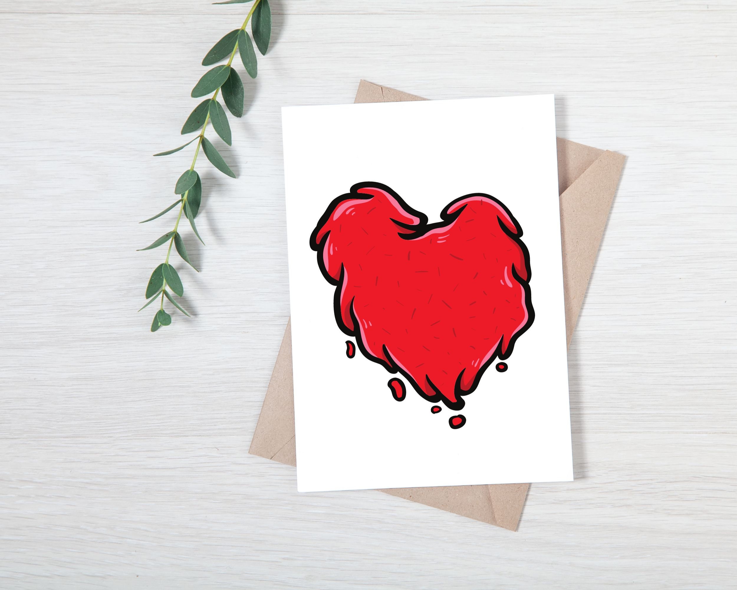 Melting Heart SVG, Black Dripping Heart Clipart, Heart Cut File ...