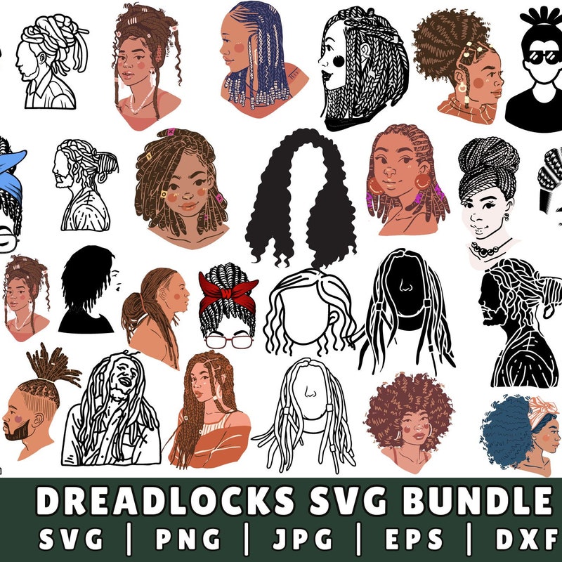 Natural Hair Svg - Etsy