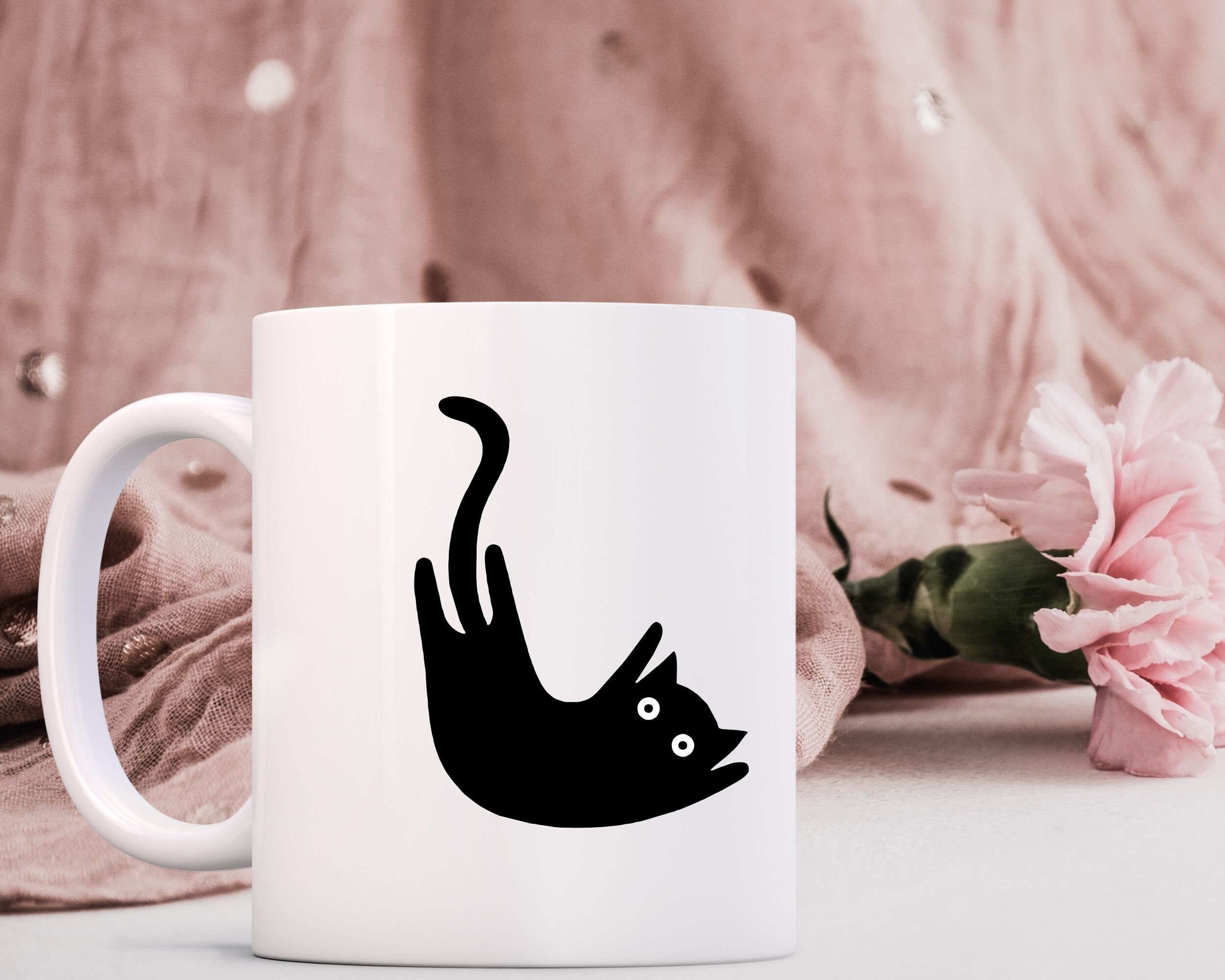 Cat Silhouette Cat SVG Cat Head SVG Cat Face SVG Cat Cut Files Cat ...