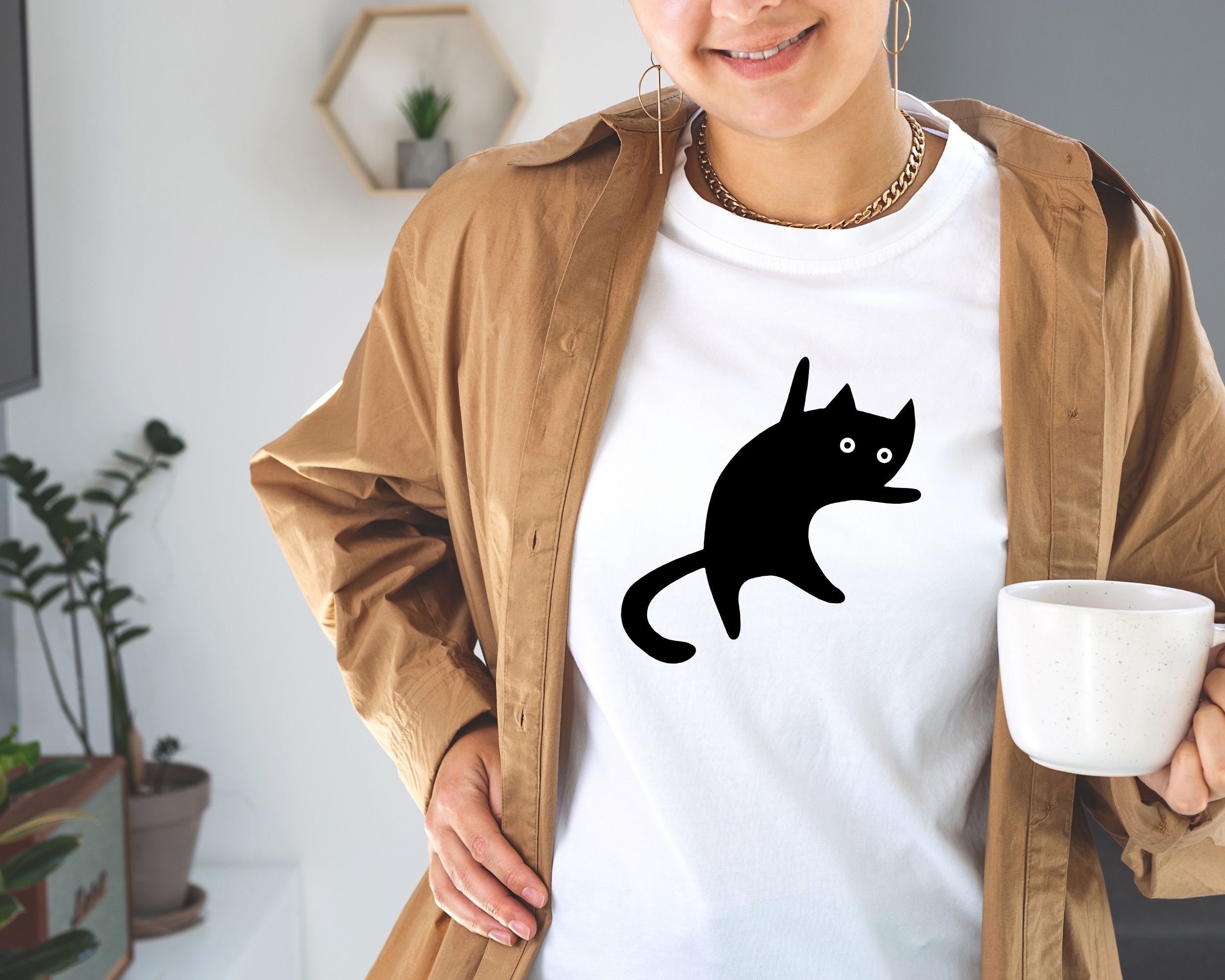 Cat Silhouette Cat SVG Cat Head SVG Cat Face SVG Cat Cut Files Cat ...