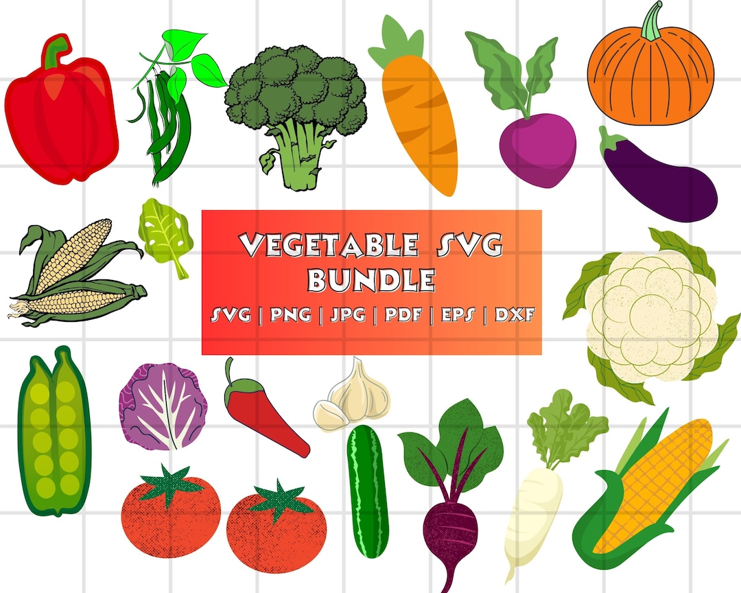 Vegetables Svg,vegetables Bundle,tomato Svg,vegetable,clipart ...