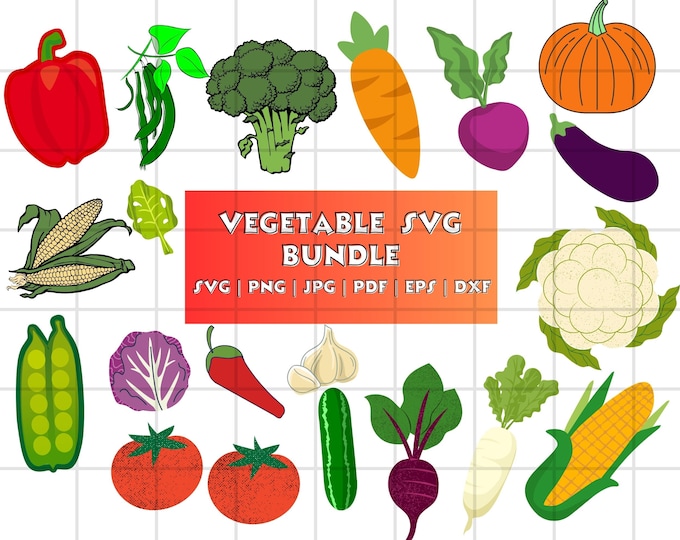 Vegetable Svg, Food Svg, Carrot Svg, Vegan Svg, Tomato Svg, Clipart ...