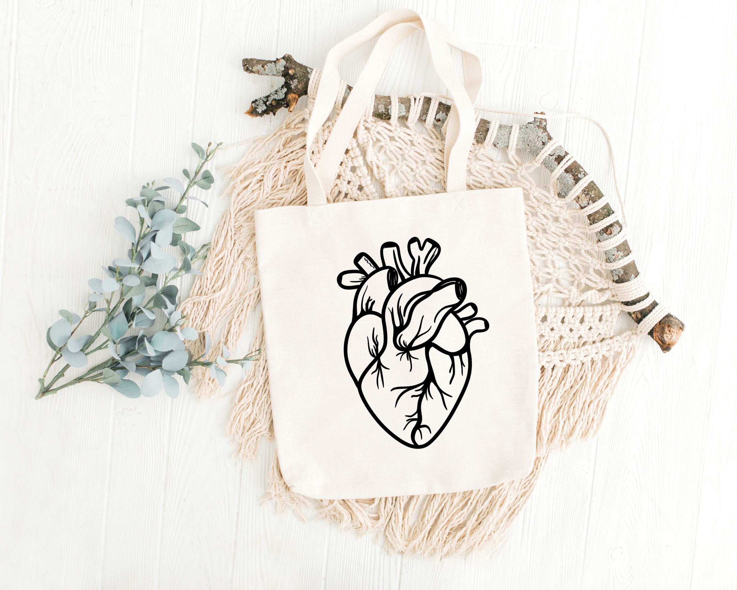 Anatomical Heart Svg Bundle, Flower Heart Svg, Human Heart Svg, Anatomy ...