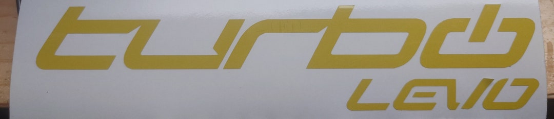 Specialized Turbo Levo Sticker Yellow Reflective - Etsy