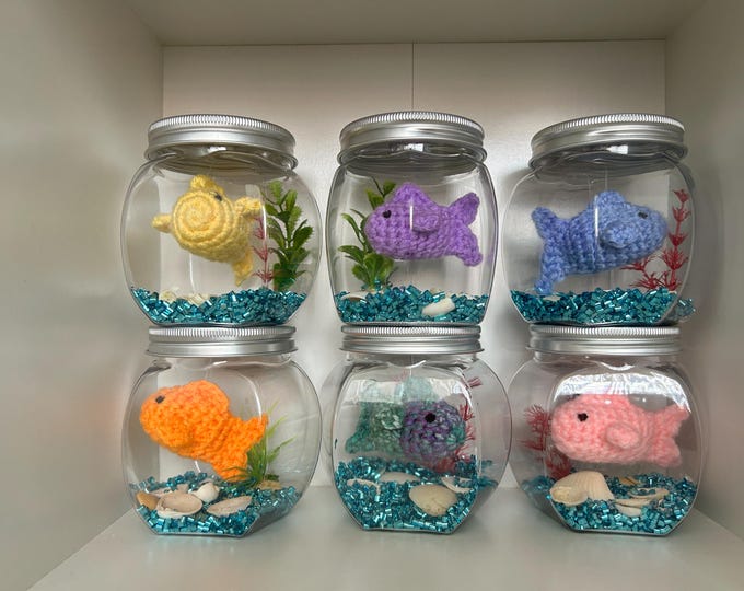 Crochet Adopt a Fish (finished Product) - Etsy