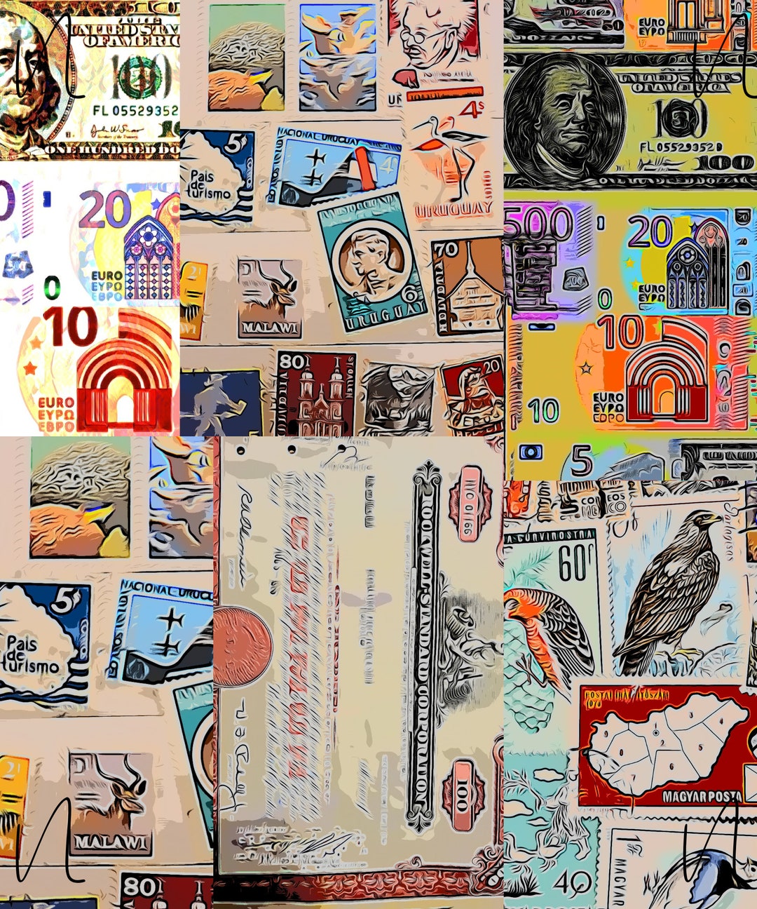 Postmodern Art That Contains the Financial World,in Form of Financial ...