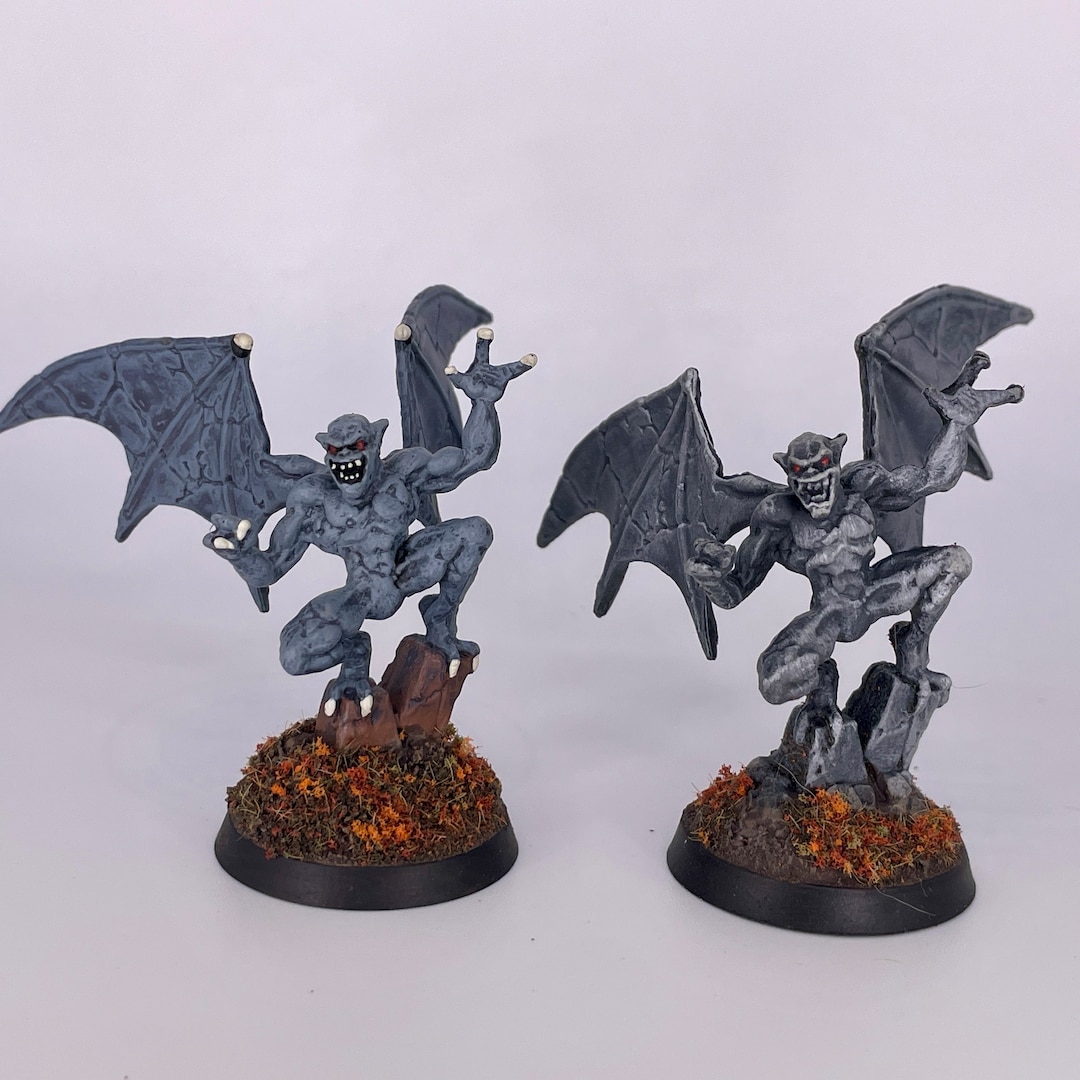 Gargoyle Hand-painted Miniatures for Tabletop Games Such as Dnd ...