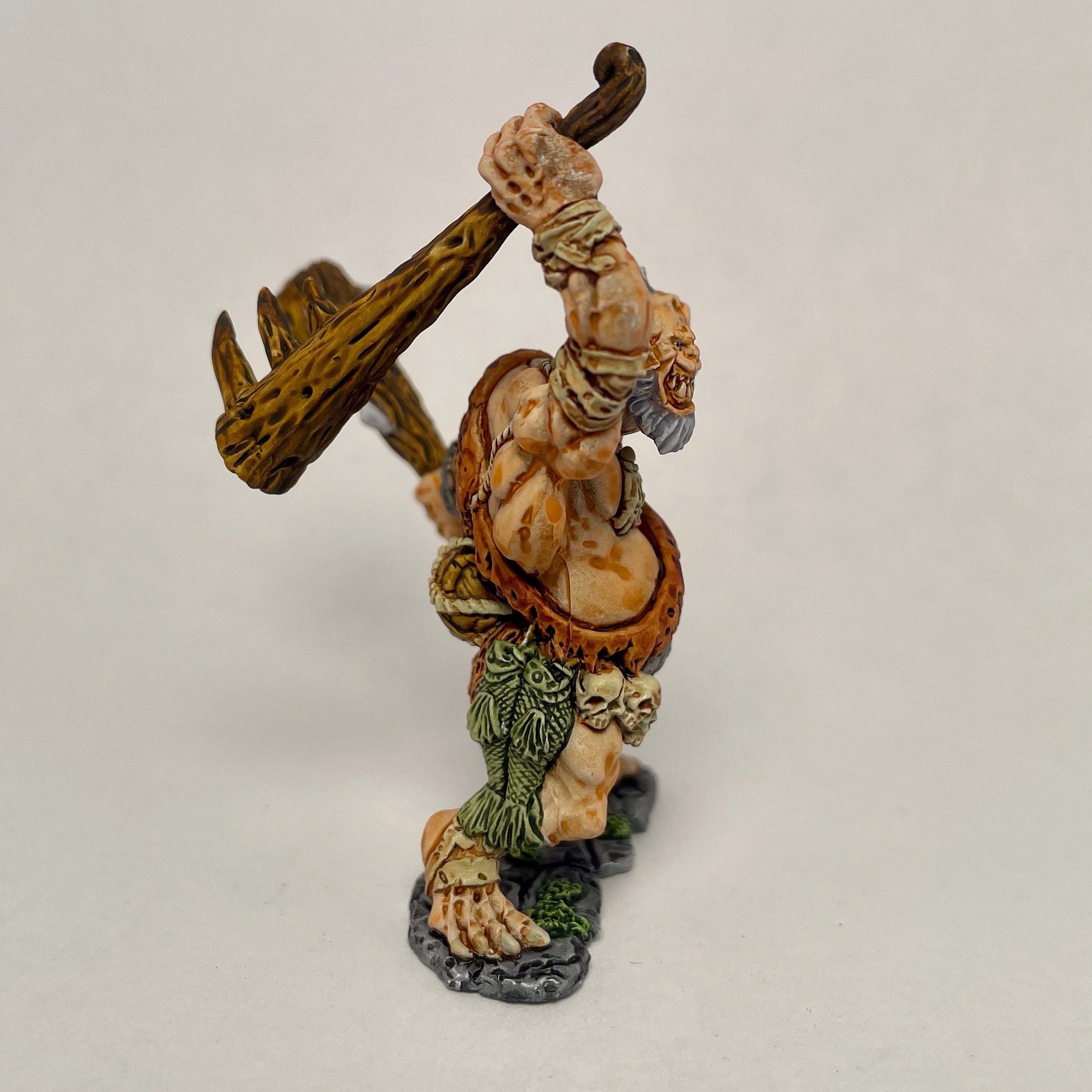 Hill Giant Ettin Hand-painted Miniature / D&D Dnd Pathfinder Frostgrave ...