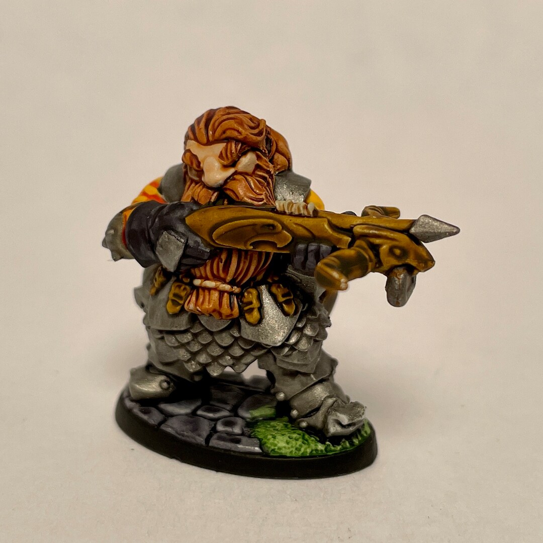 Dwarf Crossbow Fighter Rogue Hand-painted Miniature / D&D Dnd - Etsy
