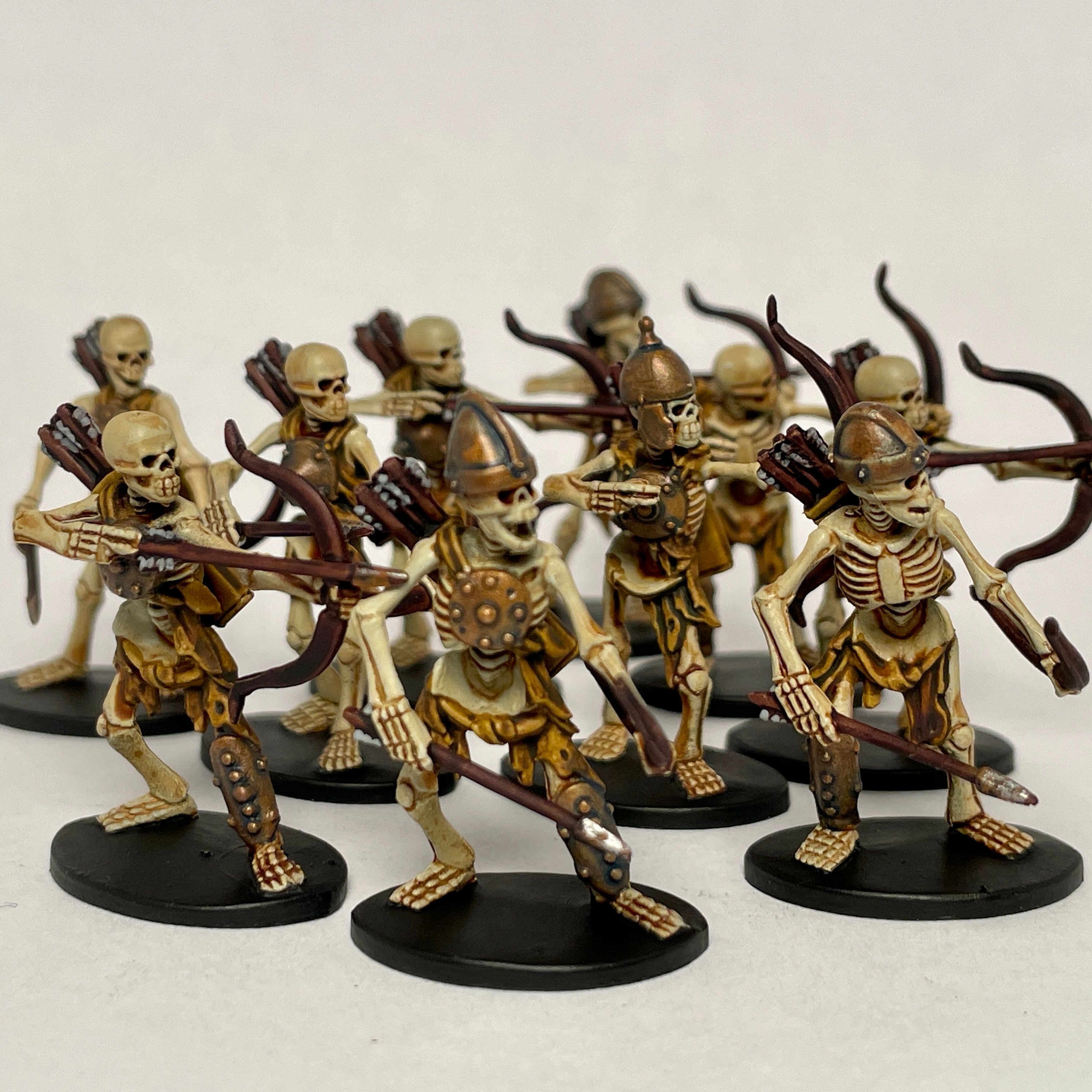 Skeleton Warriors Hand-painted Miniatures Army Builder / D&D Dnd ...