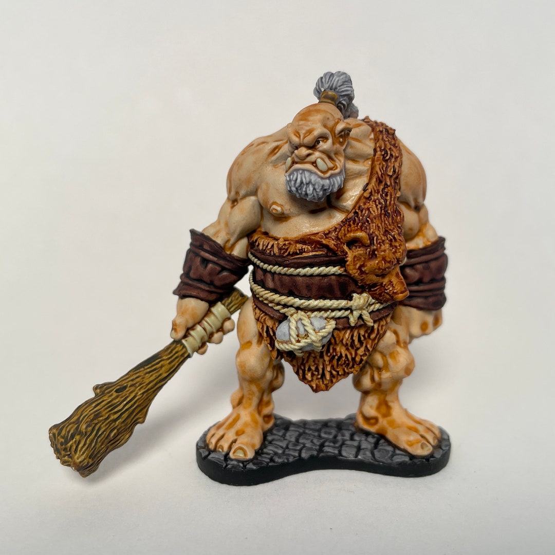 Ogre Chieftain Hill Giant Hand-painted Miniature / D&D Dnd Pathfinder ...