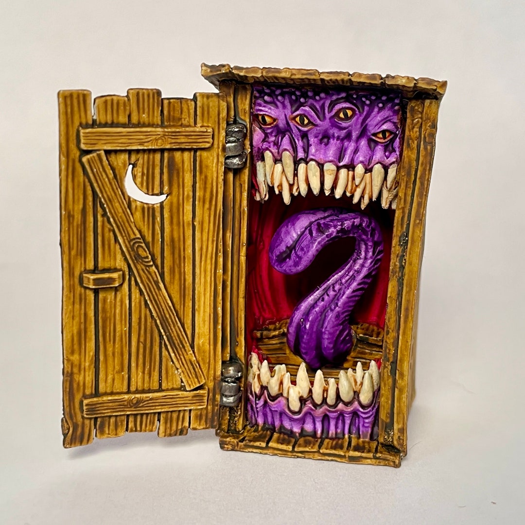 Outhouse Mimic Terrain Hand-painted Miniature / D&D Dnd - Etsy