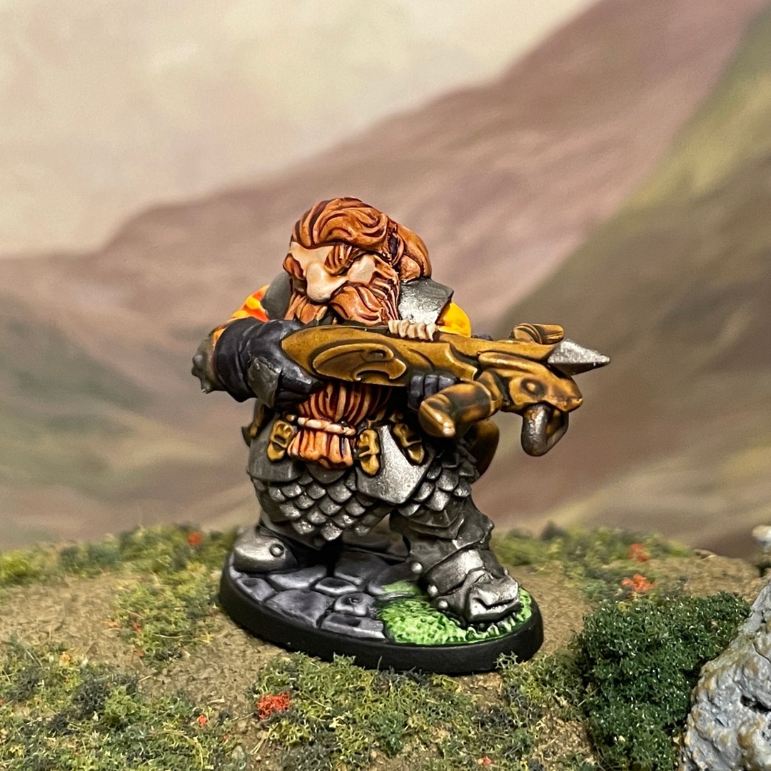 Dwarf Crossbow Fighter or Rogue Hand-painted Miniature / D&D Dnd ...