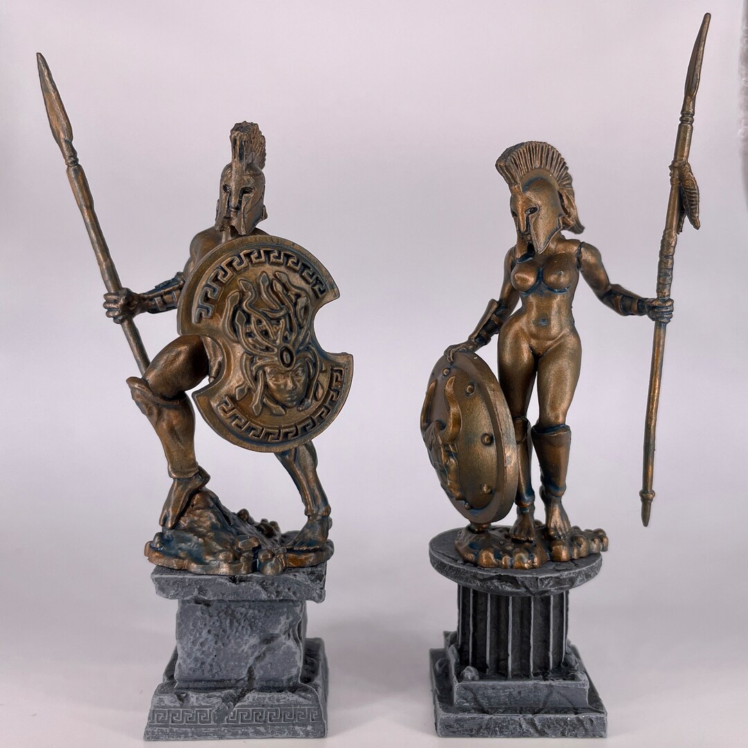 Ancient Greek Statues or Golems, Hand-painted Miniature Scenery for ...