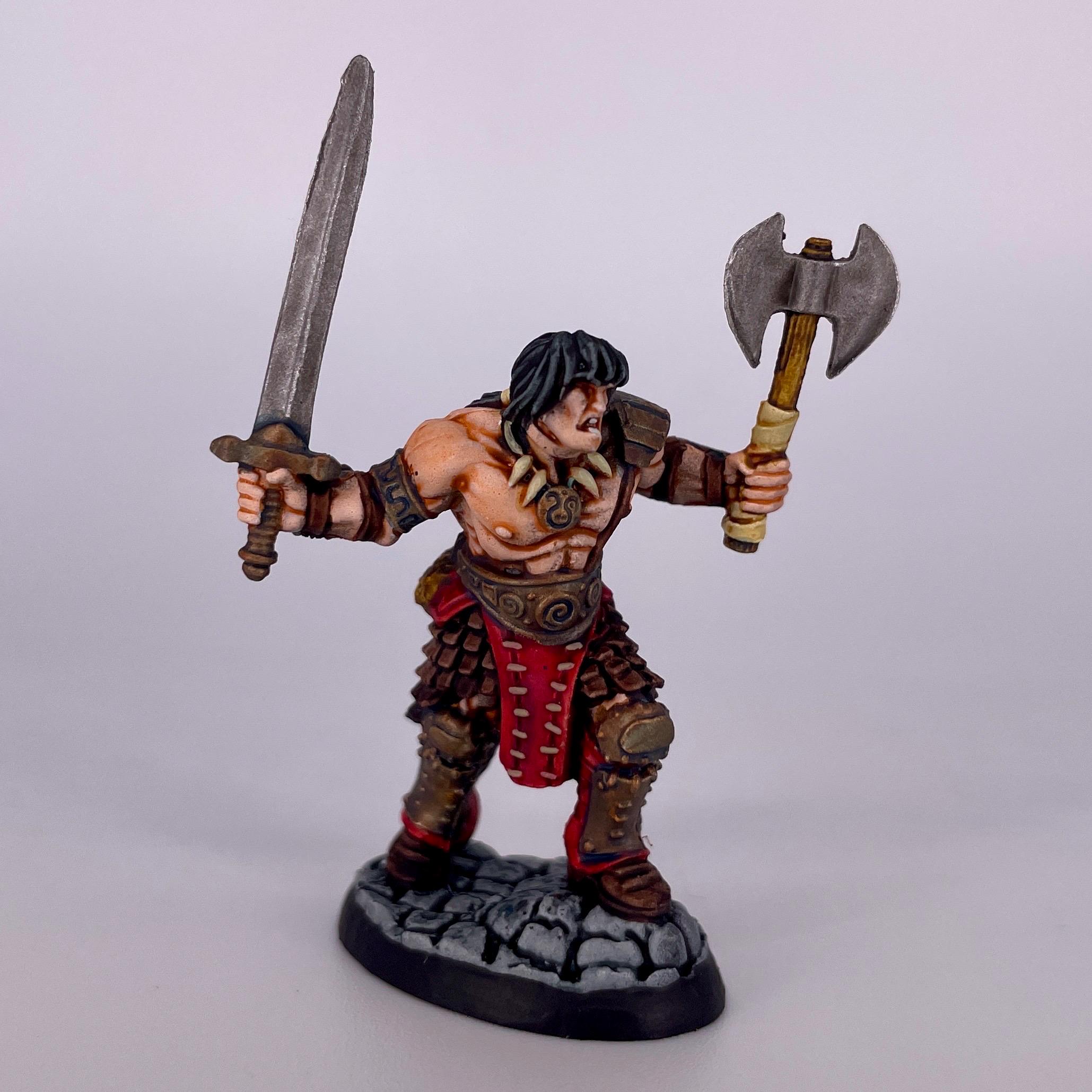 Barbarians, Hand-painted Miniatures for Tabletop Games Such as Dnd ...