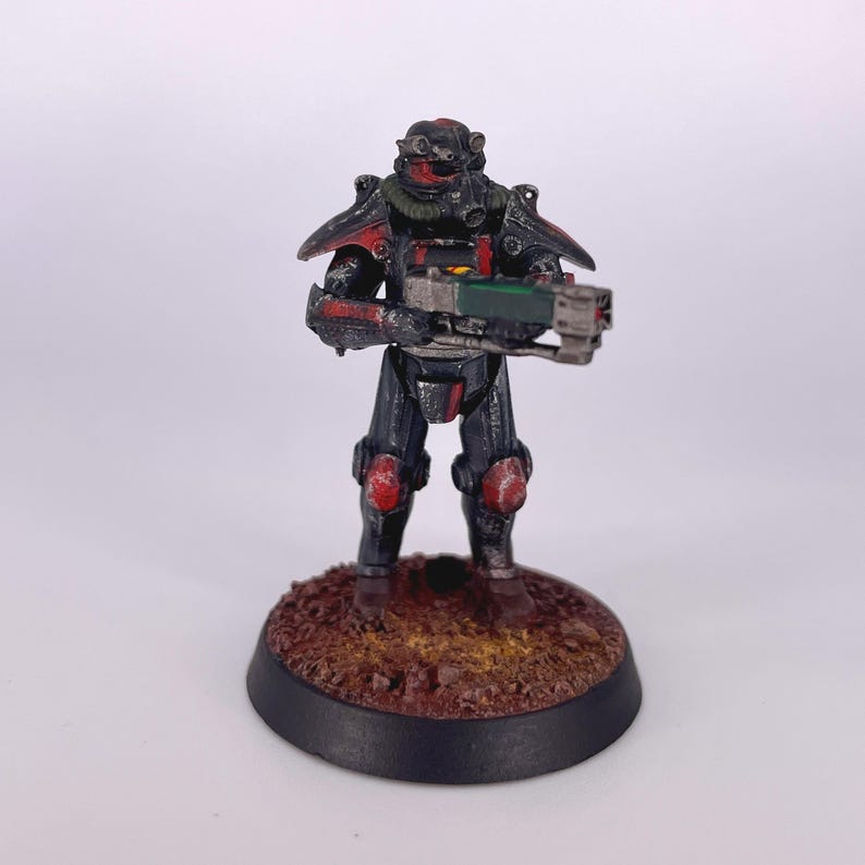 Fallout T45 Power Armor, Hand-painted Miniatures for Tabletop Games and ...