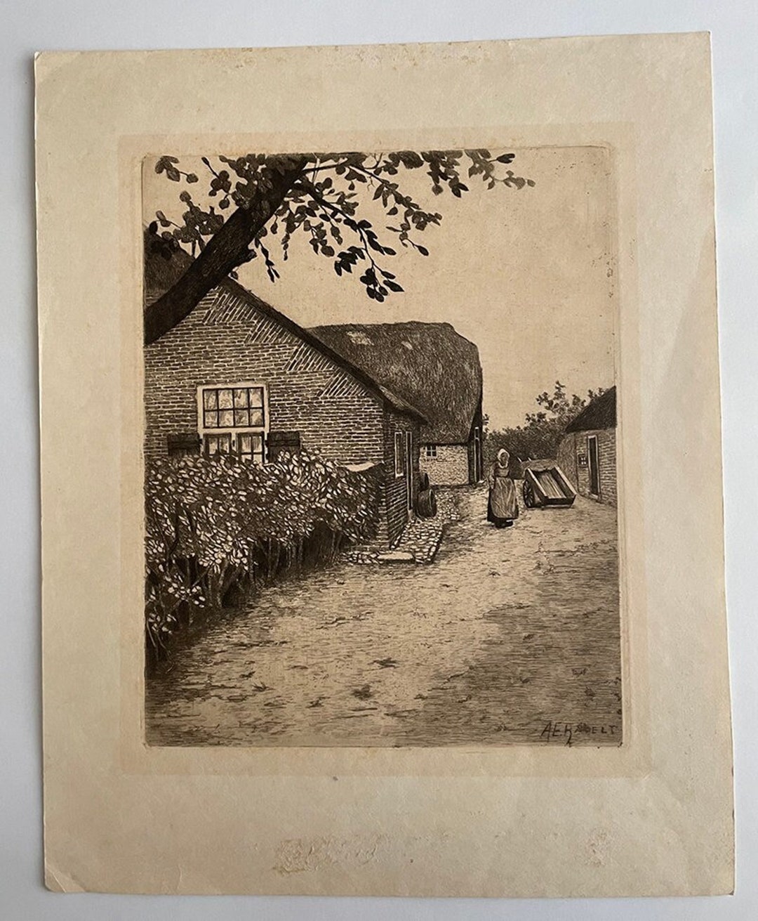 Vintage Dutch Print - Etsy