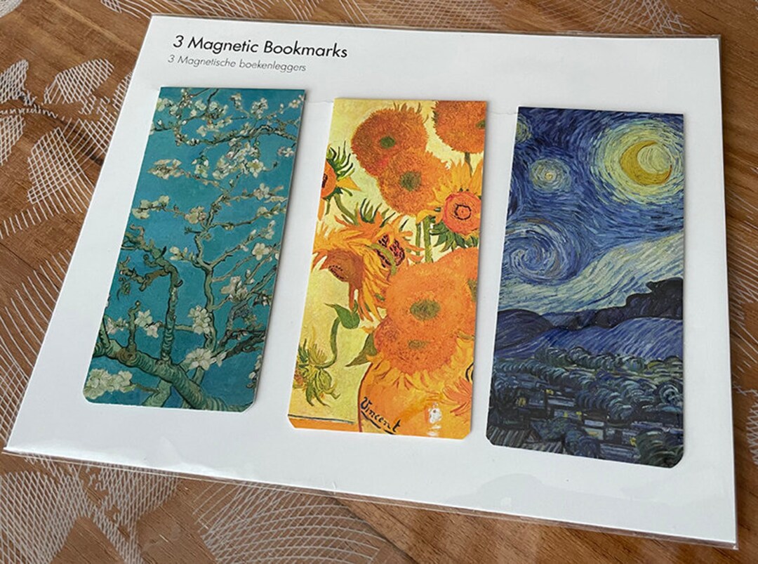 Van Gogh Magnetic Bookmarks - Etsy