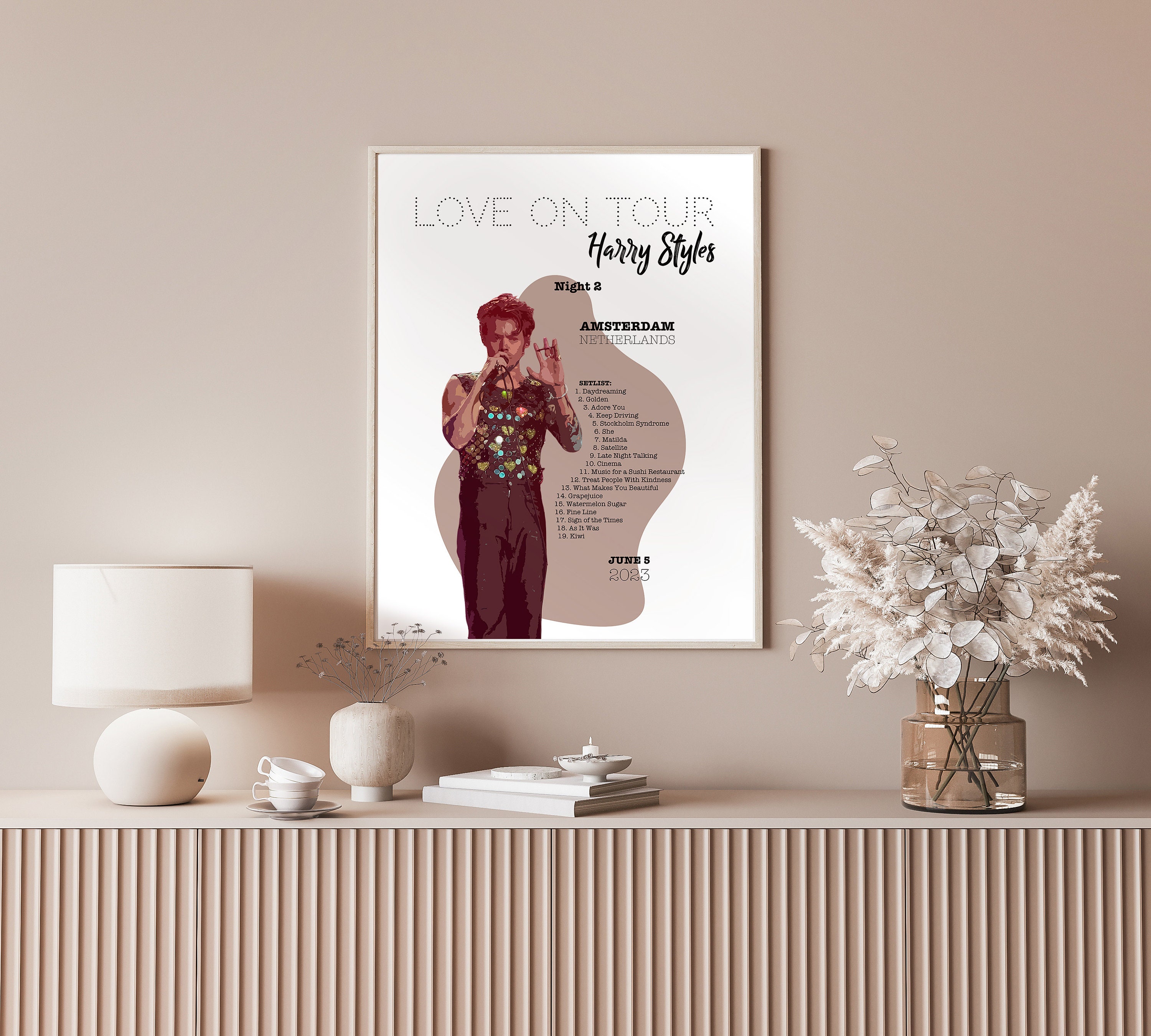 Harry Amsterdam 2023 | HSLOT Amsterdam | Love On Tour Poster ...