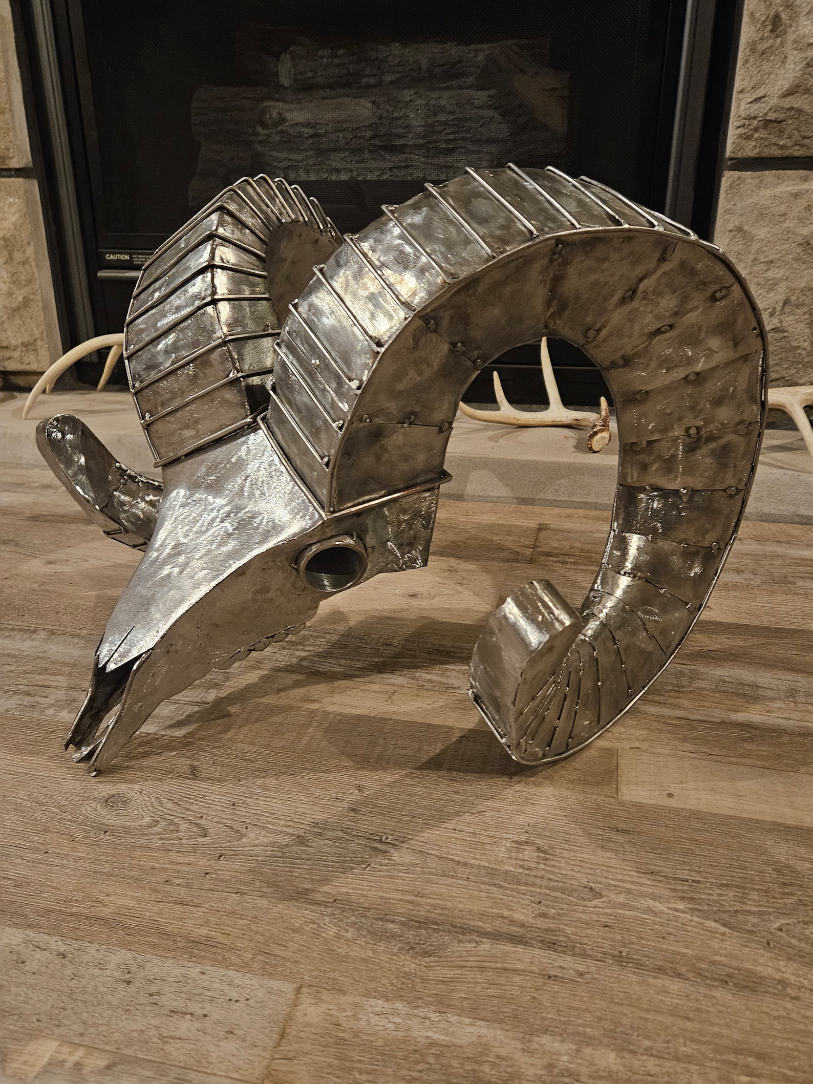 Metal Ram Skull/ Wall Art/ Metal Sculpture/ Head/ Skull/steel/ Man Gift ...