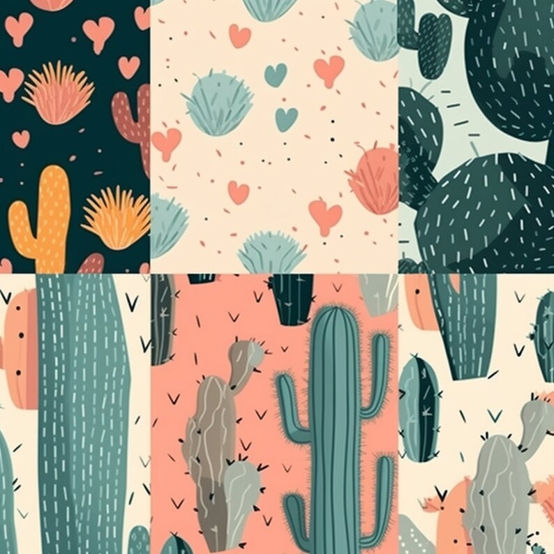 Western Seamless Digital Paper / PNG and SVG Files / Western - Etsy