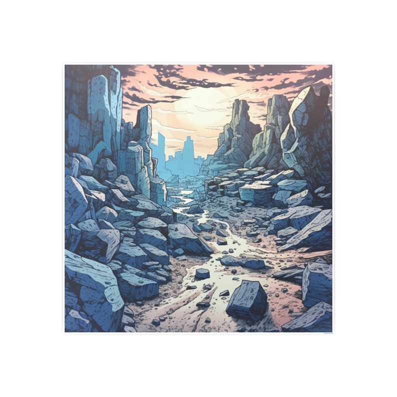 Rock, Hard Place Posters, Rocky Terrain, Canyon Landscape, Natural ...