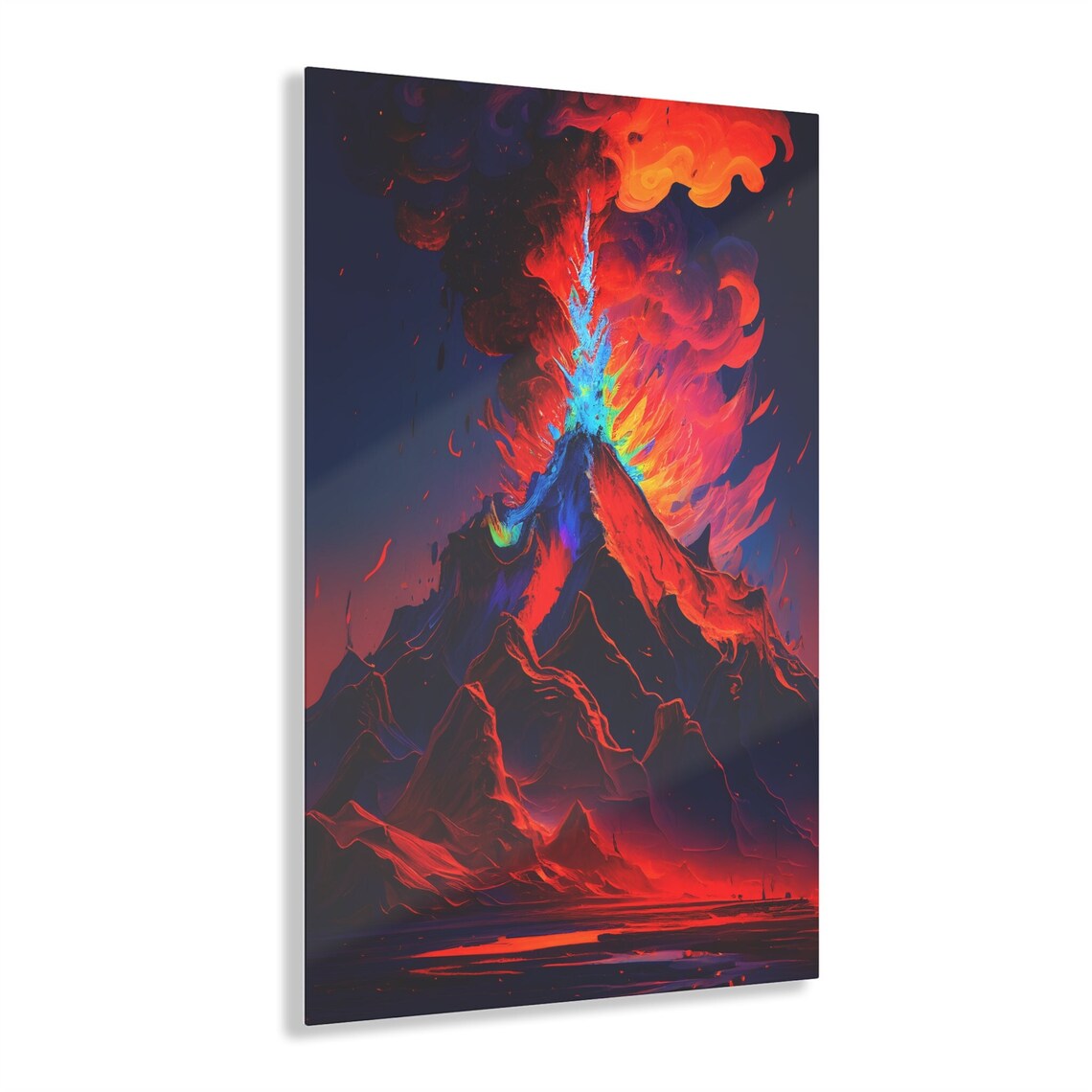 Erupting Volcano Digital Download, Psychedelic, Powerful, Trippy ...