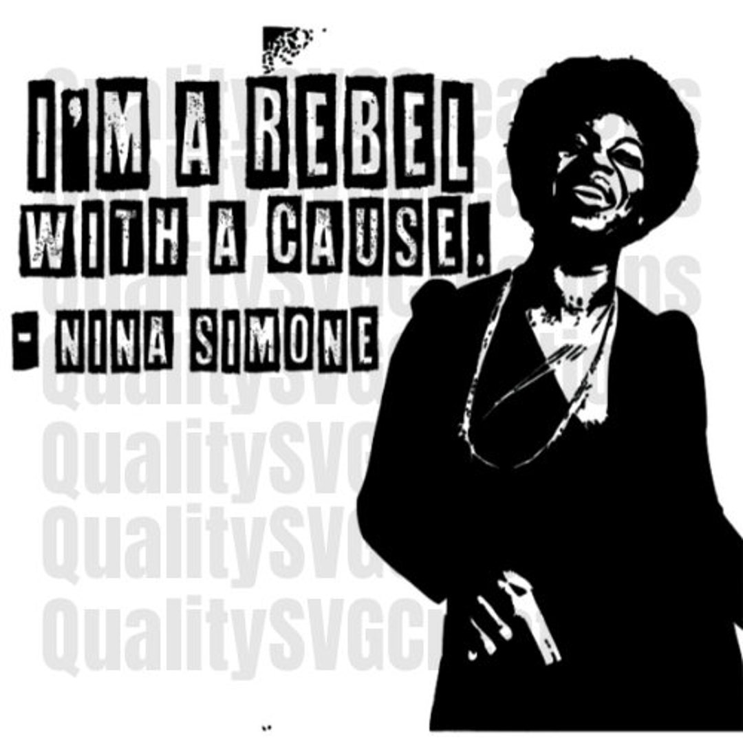 Black History Nina Simone SVG - Etsy