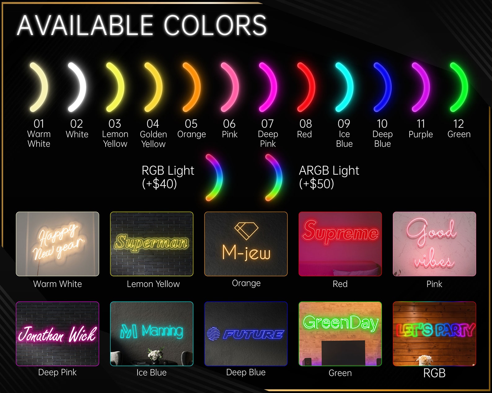 Custom Neon Signname Neon Sign Custom Neon Sign Name Neon Sign Wedding ...