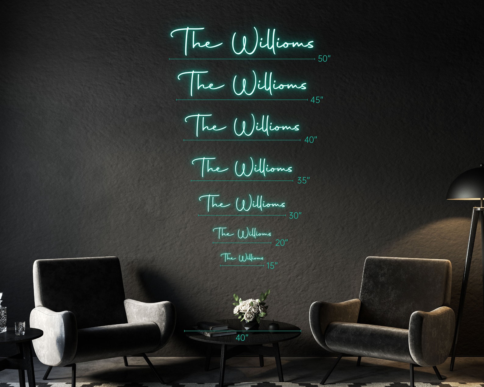 Custom Neon Signname Neon Sign Custom Neon Sign Name Neon Sign Wedding ...