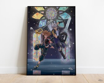 Kingdom Hearts Town Poster - Etsy