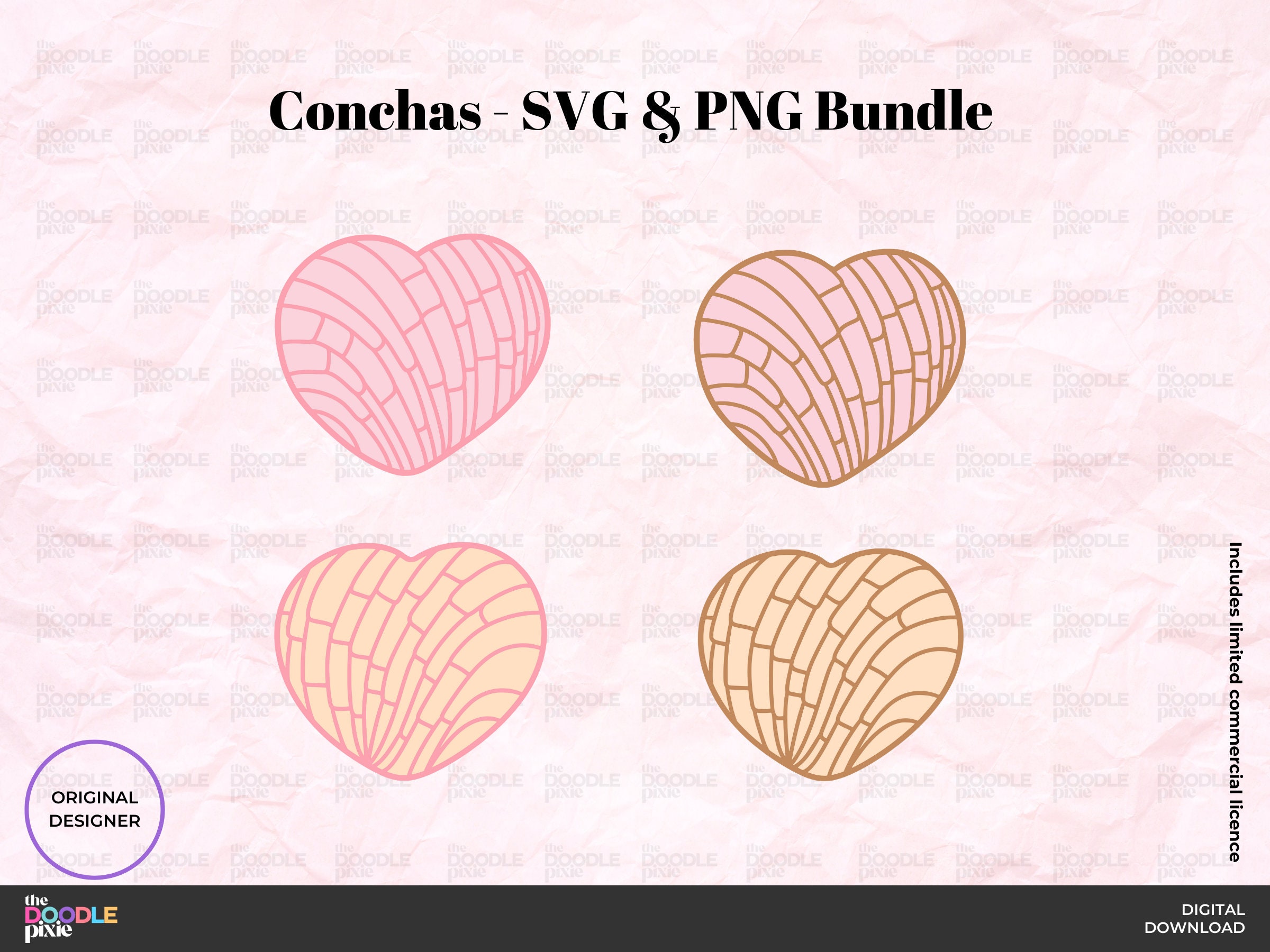 Conchas SVG PNG Bundle, Concha SVG, Cafecito Y Chisme Svg, Clipart, Sublimation Png, Circuit ...