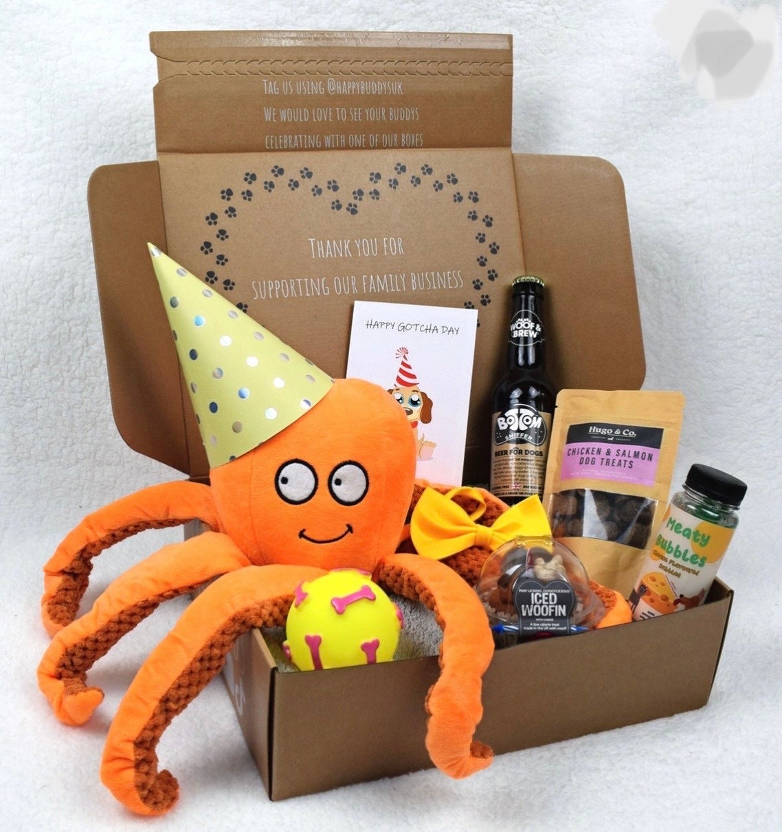 Luxury Dog Gotcha Box Boy dog Present Gift natural Grain Free Dog ...