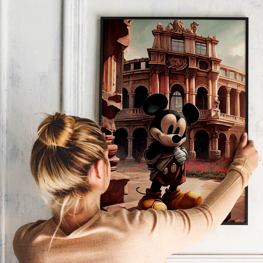 Mickey Mouse Around the World - Digital Artworks - Etsy