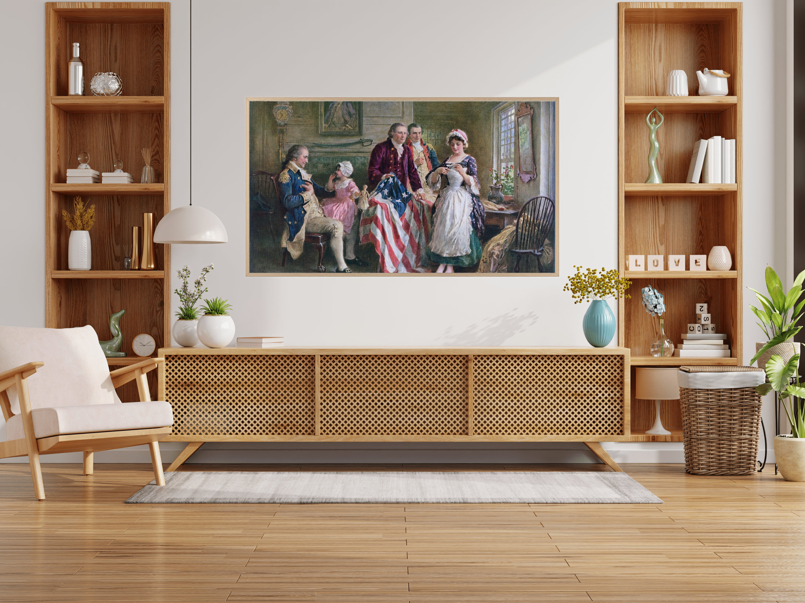 Samsung Frame TV Art 8K | Betsy Ross, 1777 | 4th of July | Patriotic ...