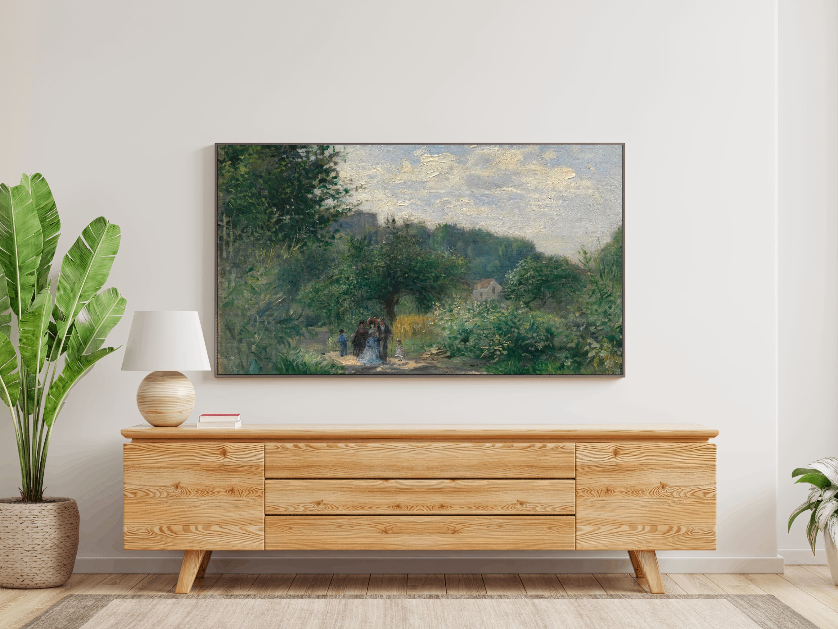 Samsung Frame TV Art 8K | Rural Landscape, French Countryside | Vintage ...