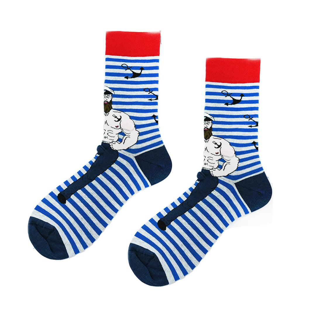 Sailor Anchor Yacht Unisex Socks, Funny Socks, Cozy Socks, Crazy Socks ...