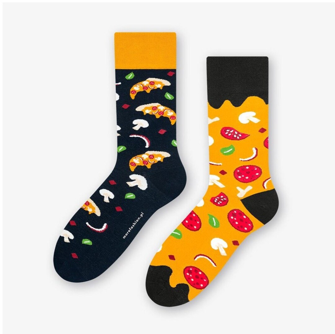 Pizza Time Italian Pizza Fast Food Unisex Socks, Funny Socks, Socks ...