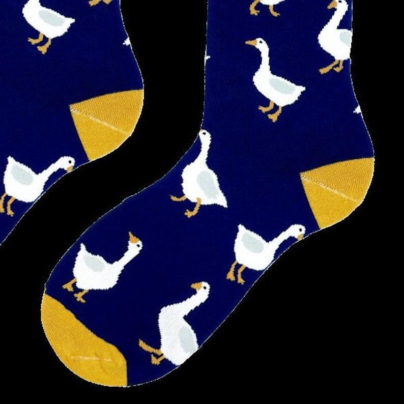 Goose Geese Animal Unisex Socks, Funny Socks, Birthday Socks, Crazy ...