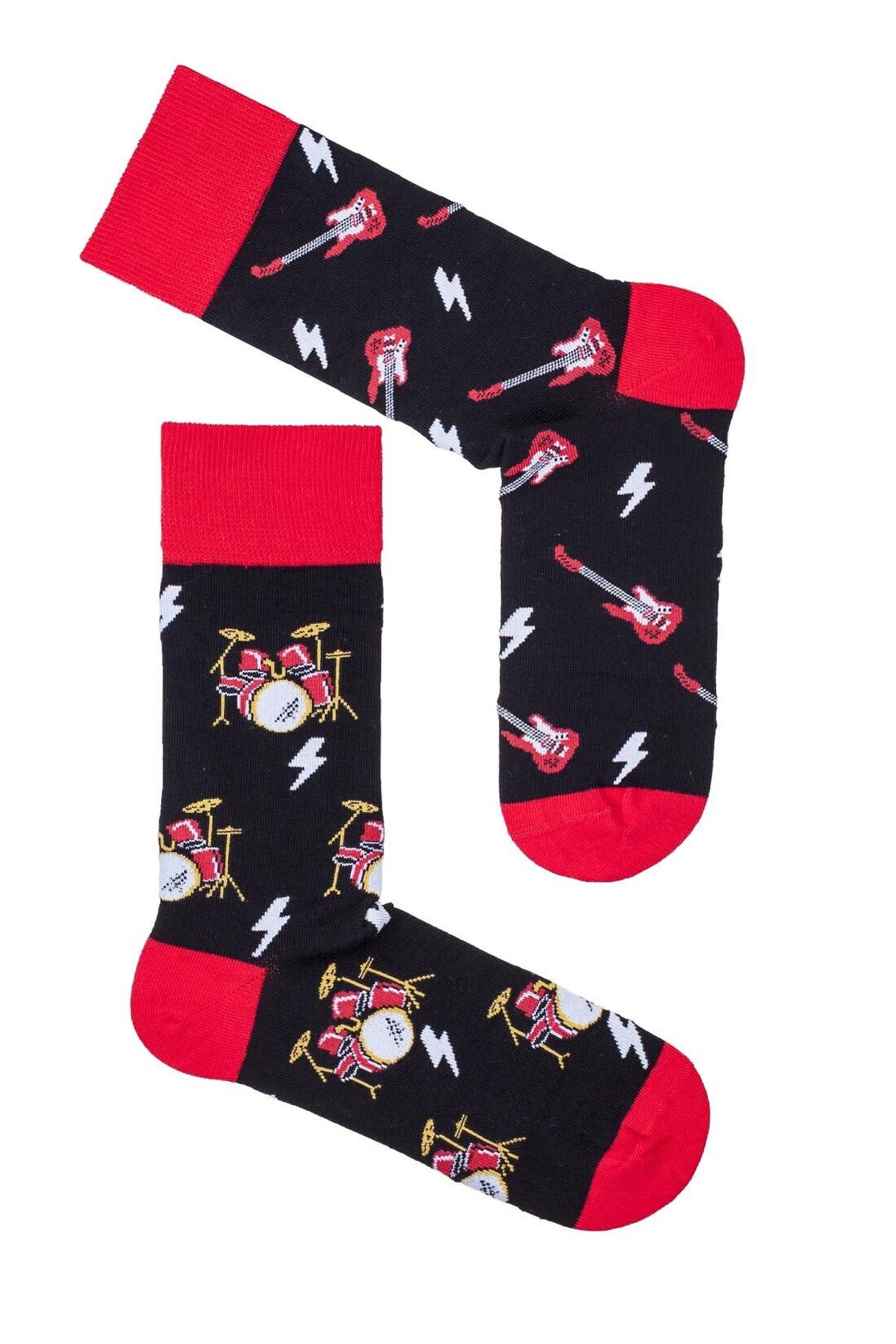 Drums Guitar Rock Music Player Unisex Socks, Funny Socks, Cozy Socks ...