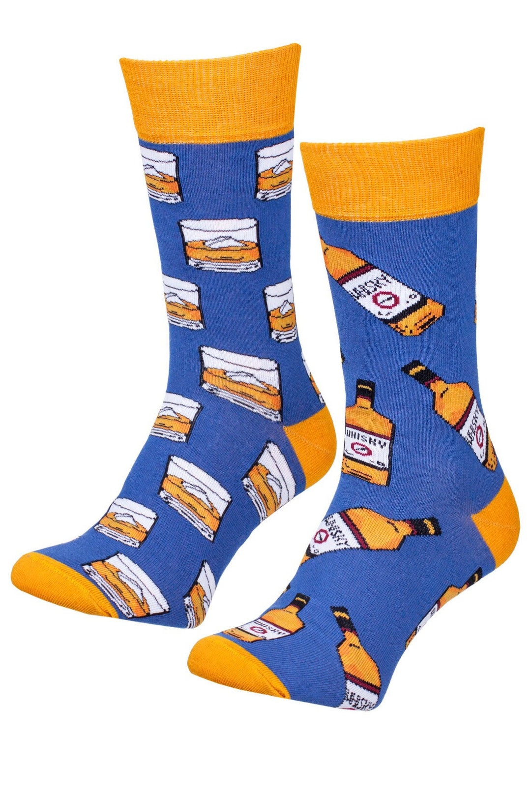 Whiskey Jar Whisky Glass Men Socks, Funny Socks, Cozy Socks, Crazy ...