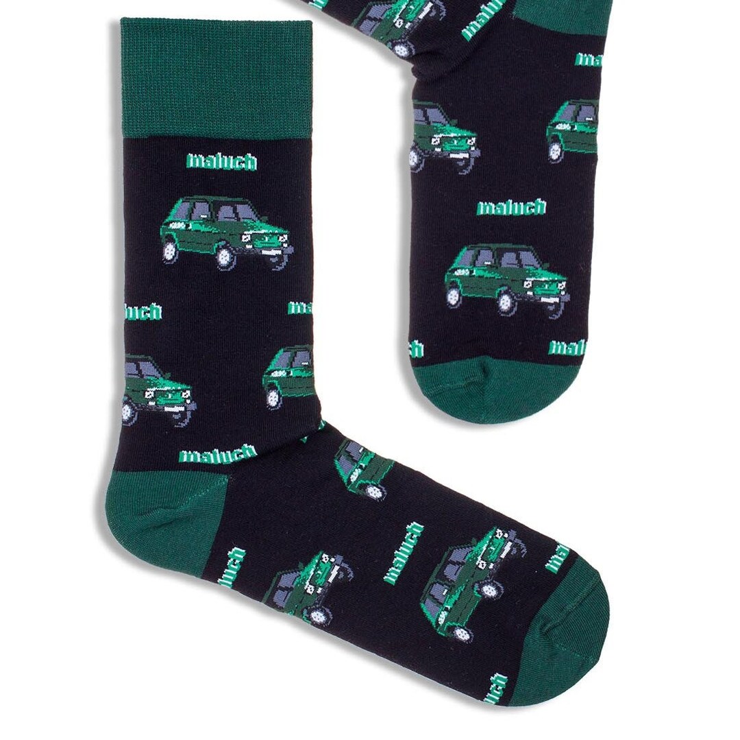 Fiat 126p Car Socks: Unisex Cotton Blend Funny Socks - Etsy