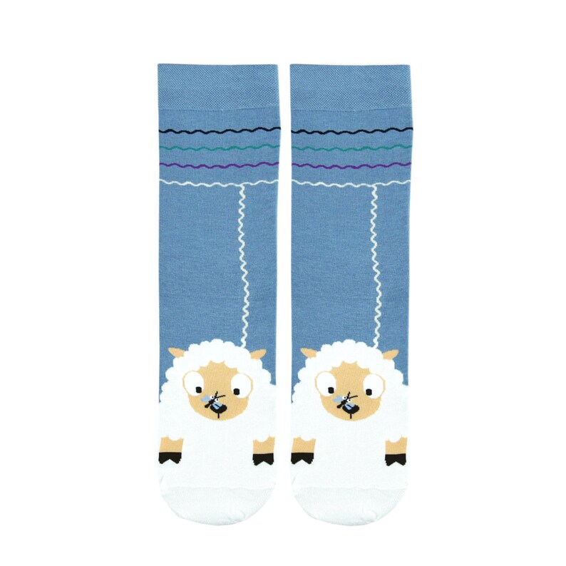 Lamb Sheep Cute Animals Funny Socks, Cozy Socks, Casual, Fun Design ...