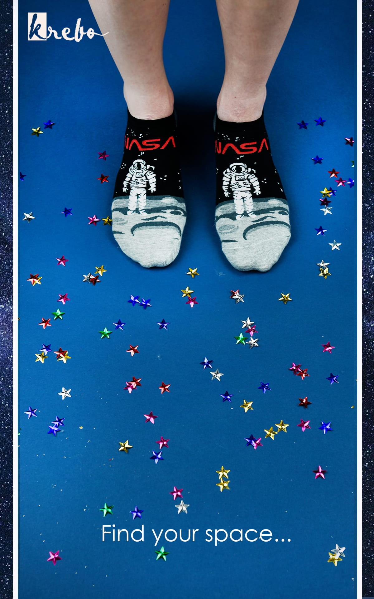 2 Pack NASA Astronaut Universe Space Socks, Socks, Funny Socks, Cozy ...