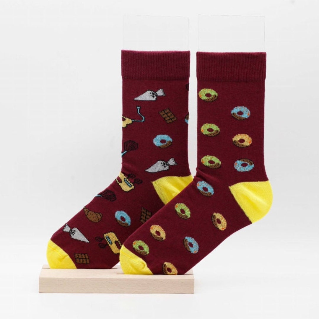 Donut Sweet Doughnut Blender Unisex Socks, Funny Socks, Cozy Socks ...