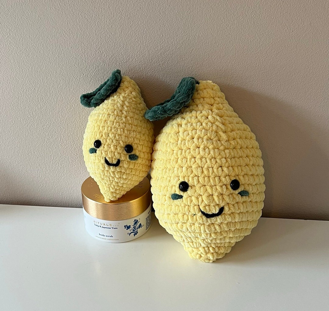 Crochet Amigurumi Lemon Plushies - Etsy