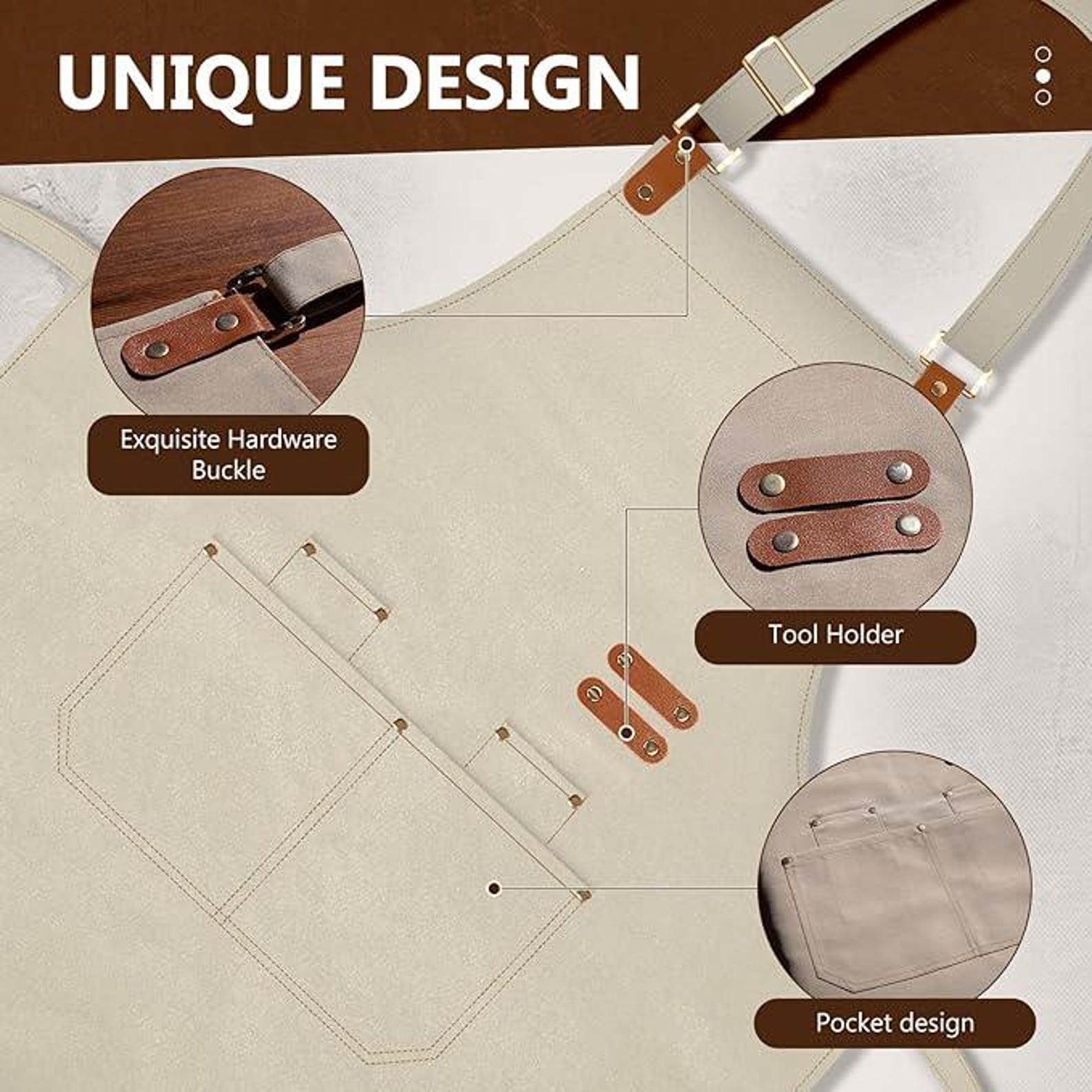 Custom Logo Apron | Professional Apron for Nail Tech, Hairstylist ...