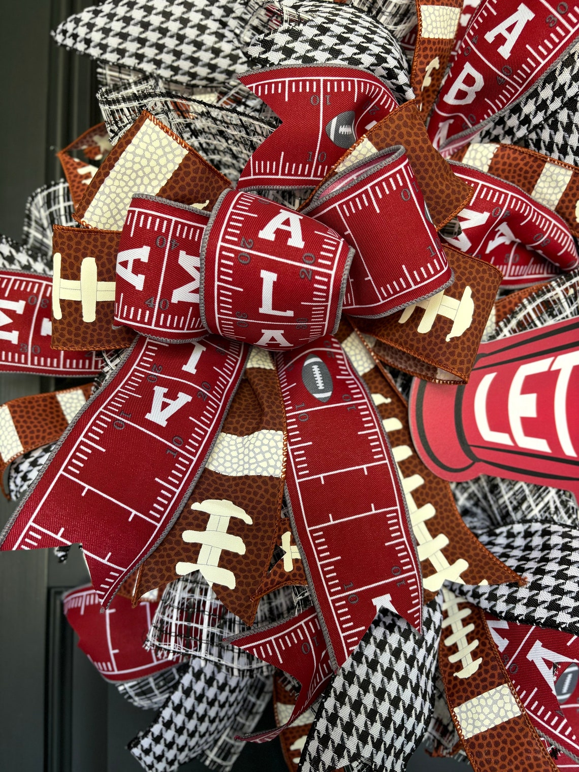 Football Wreaths, Alabama Wreath, Crimson Wreath, Summer Wreath, Fall ...